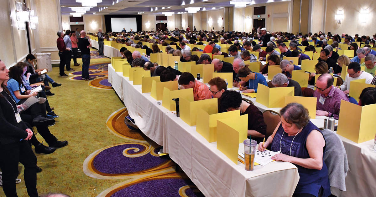 The Oldest and Largest Competition in United States is About Crosswords